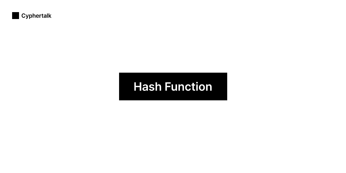 Hash Function Cyphertalk